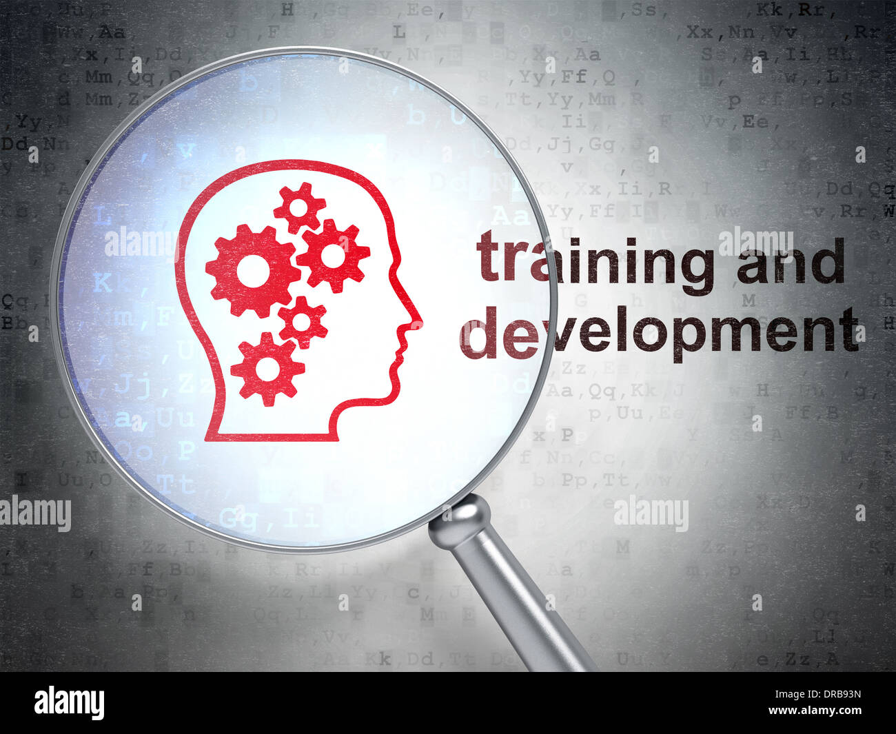 Head Gears and Training Development with optical glass Stock Photo - Alamy