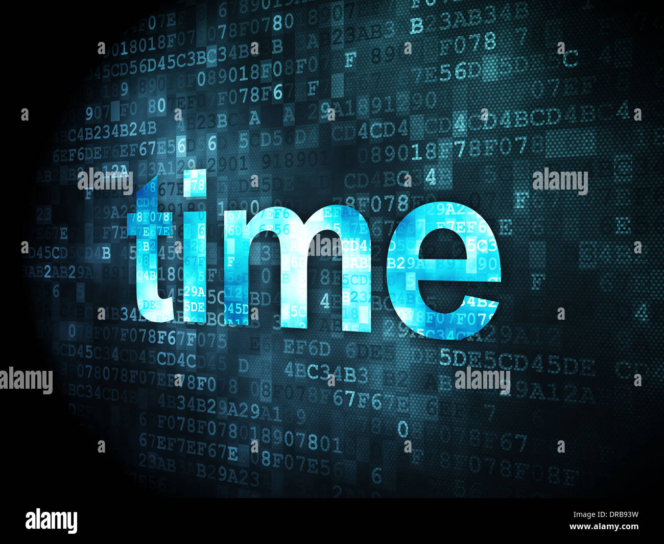 Timeline concept: Time on digital background Stock Photo - Alamy