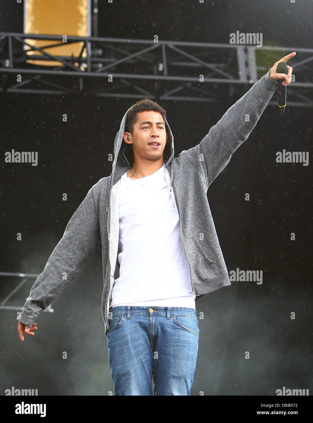 Jordan "Rizzle" Stephens of Rizzle Kicks Barclaycard Wireless Festival ...