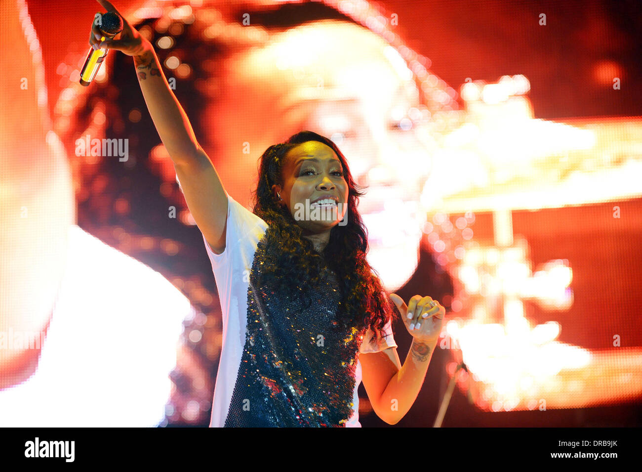 Monica performs at the Radio One Festival at Klipsch Amphitheater in ...