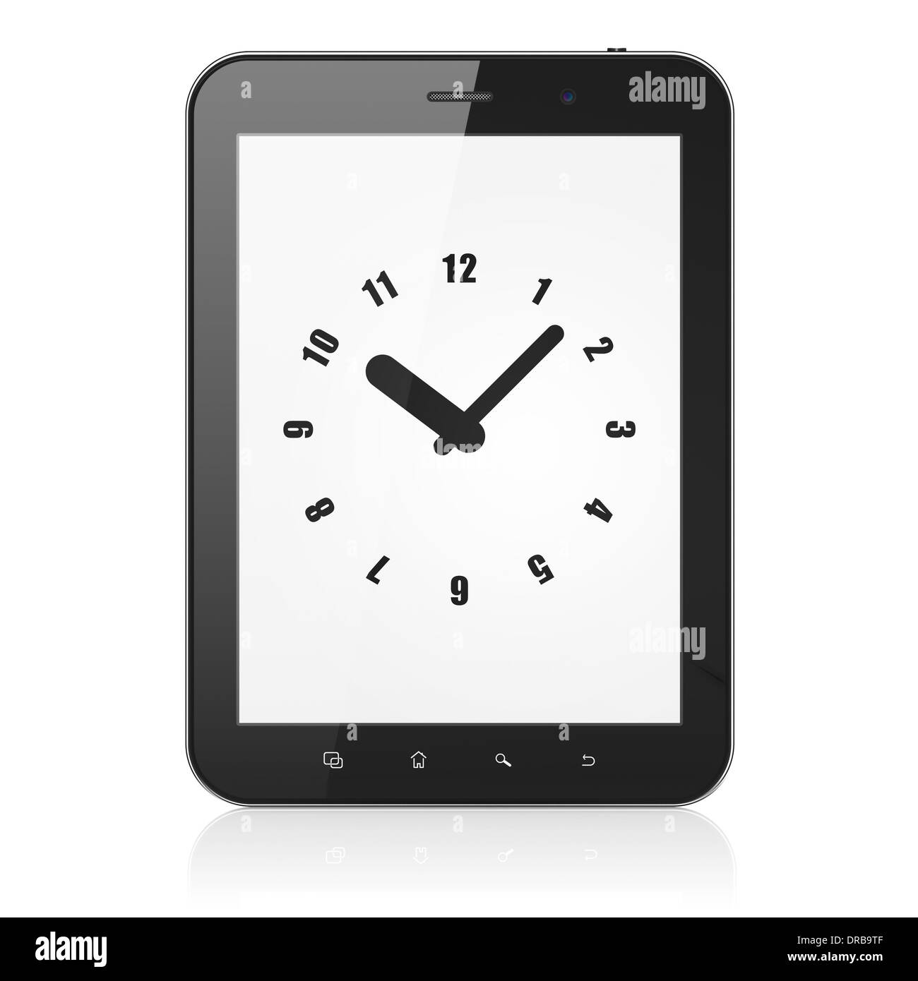 Tablet clock icon hi-res stock photography and images - Alamy