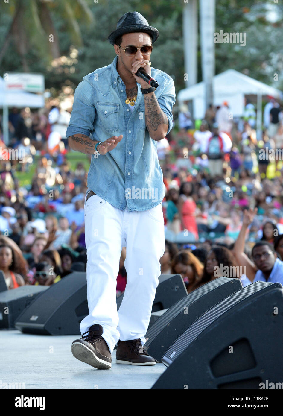Kirko Bangz performs during the Radio One Festival at Klipsch ...