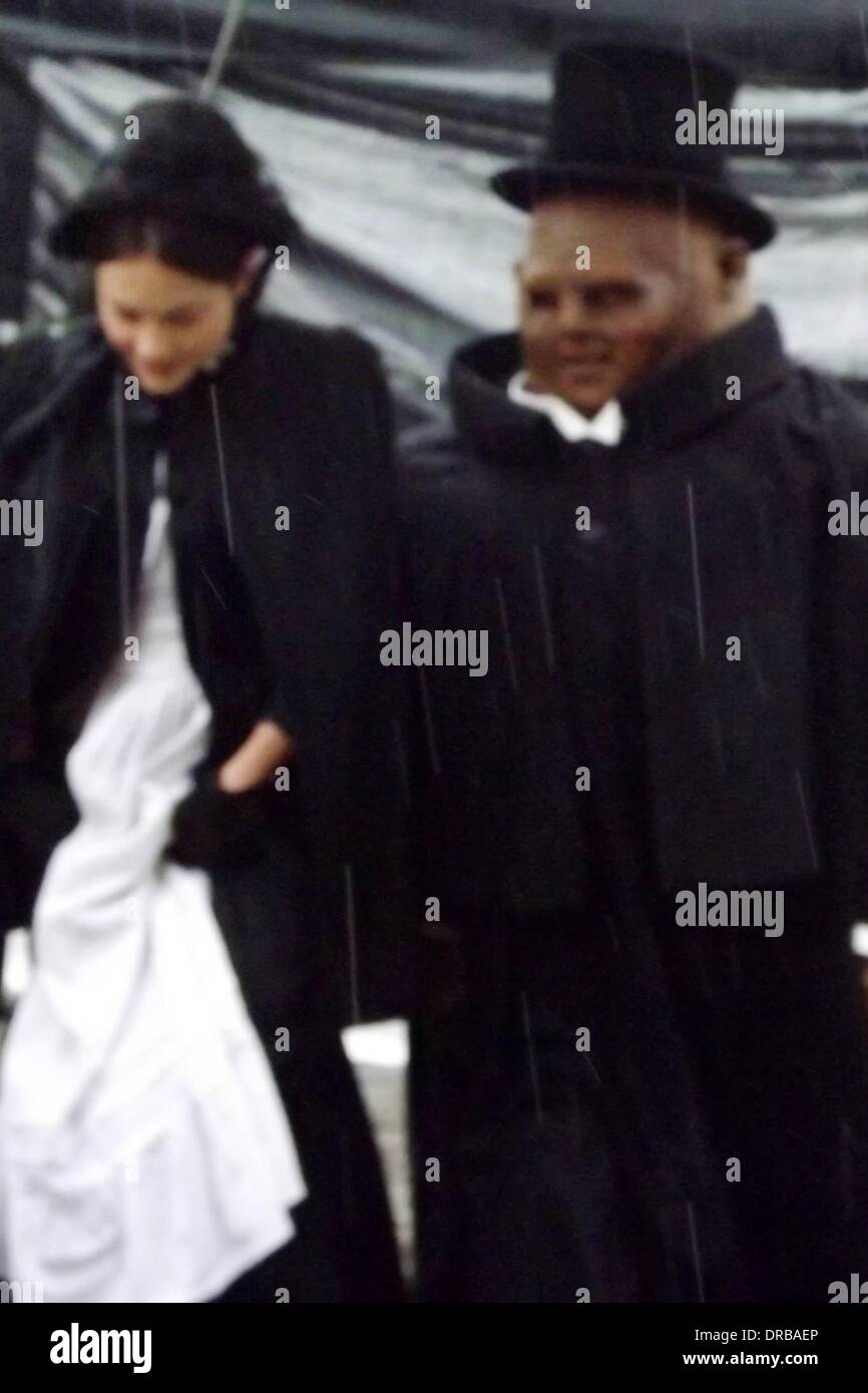 Caitlin Stewart as Jenny and Dan Starkey as Sontaran Commander Strax ...