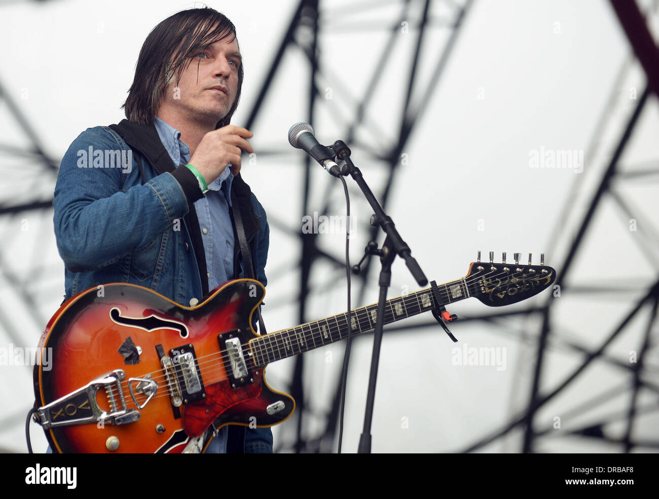 Brian Jonestown Massacre Various bands performing live on stage during ...