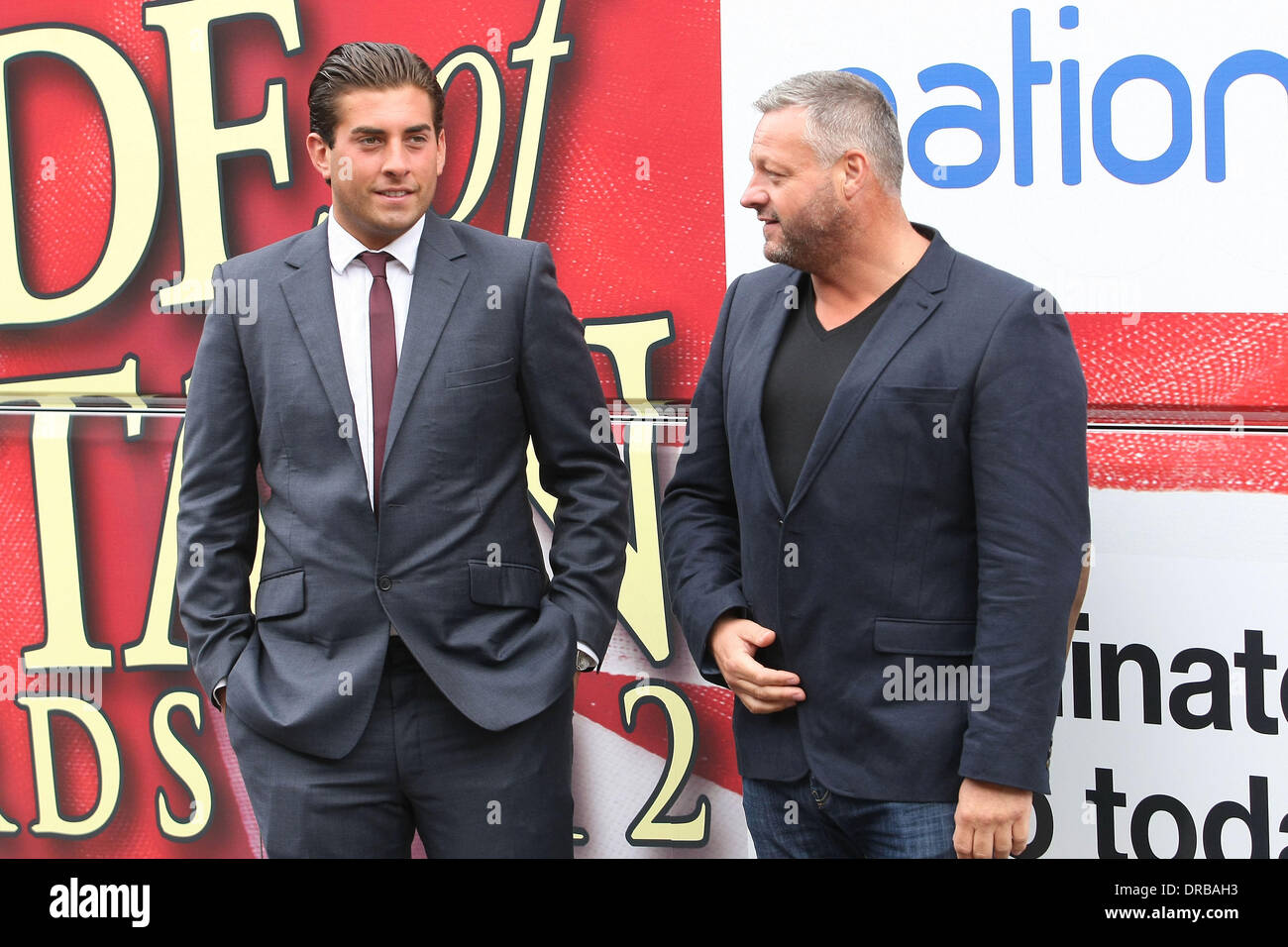 James Argent and Mick Norcross from 'The Only Way is Essex' at the ITV ...