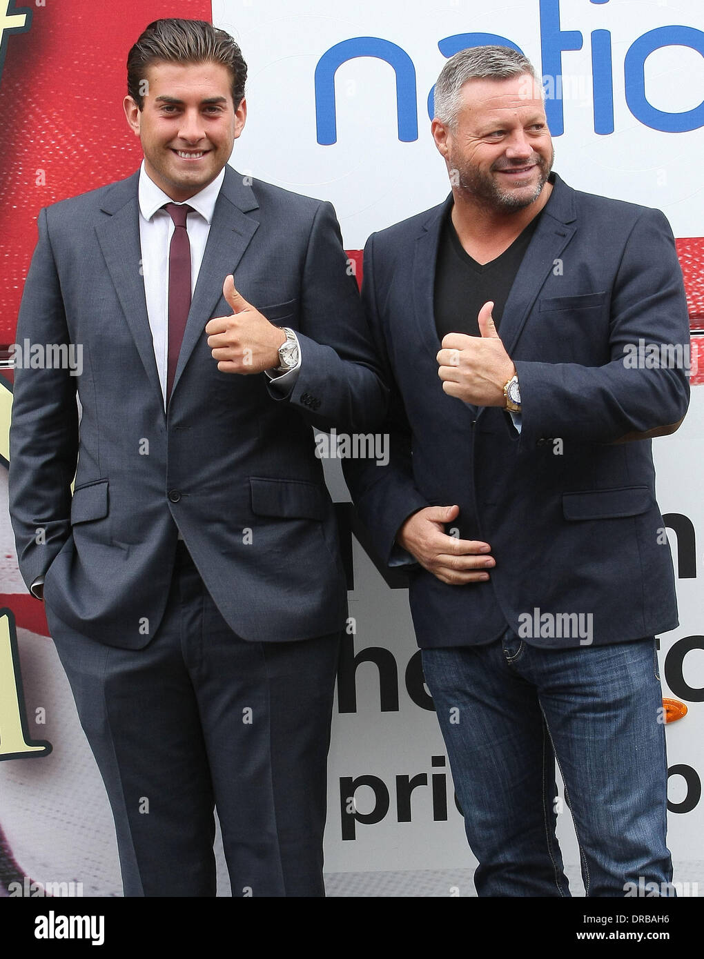 James Argent and Mick Norcross from 'The Only Way is Essex' at the ITV ...
