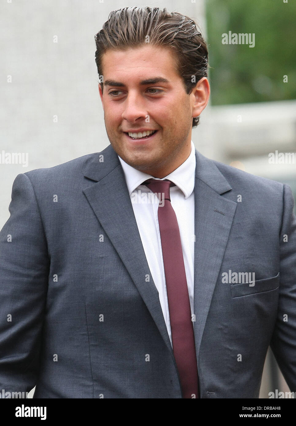 James Argent from 'The Only Way is Essex' at the ITV studios London ...