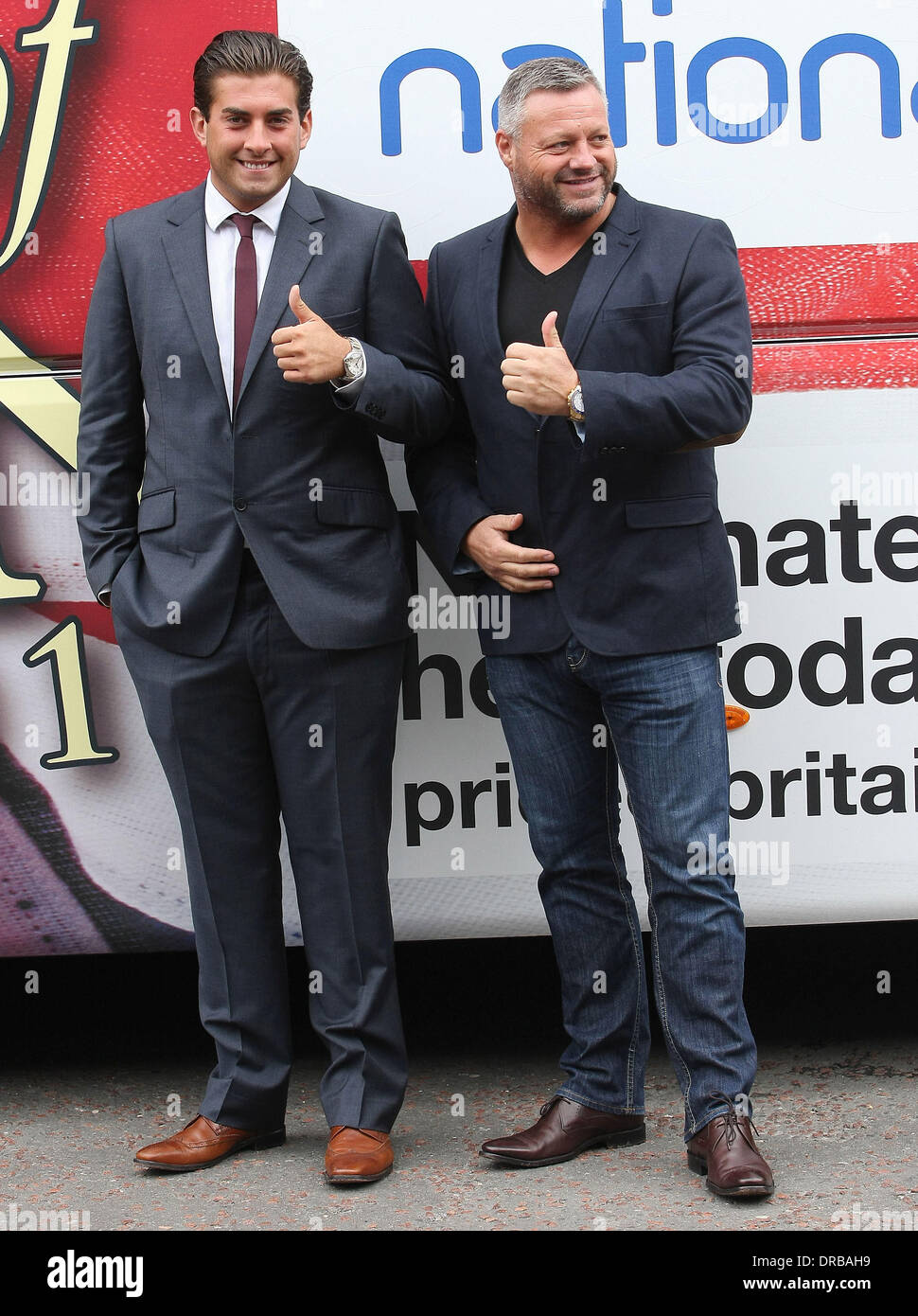 James Argent and Mick Norcross from 'The Only Way is Essex' at the ITV ...