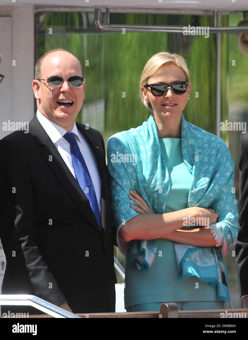 Prince Albert II of Monaco and Princess Charlene aka Charlene Wittstock ...