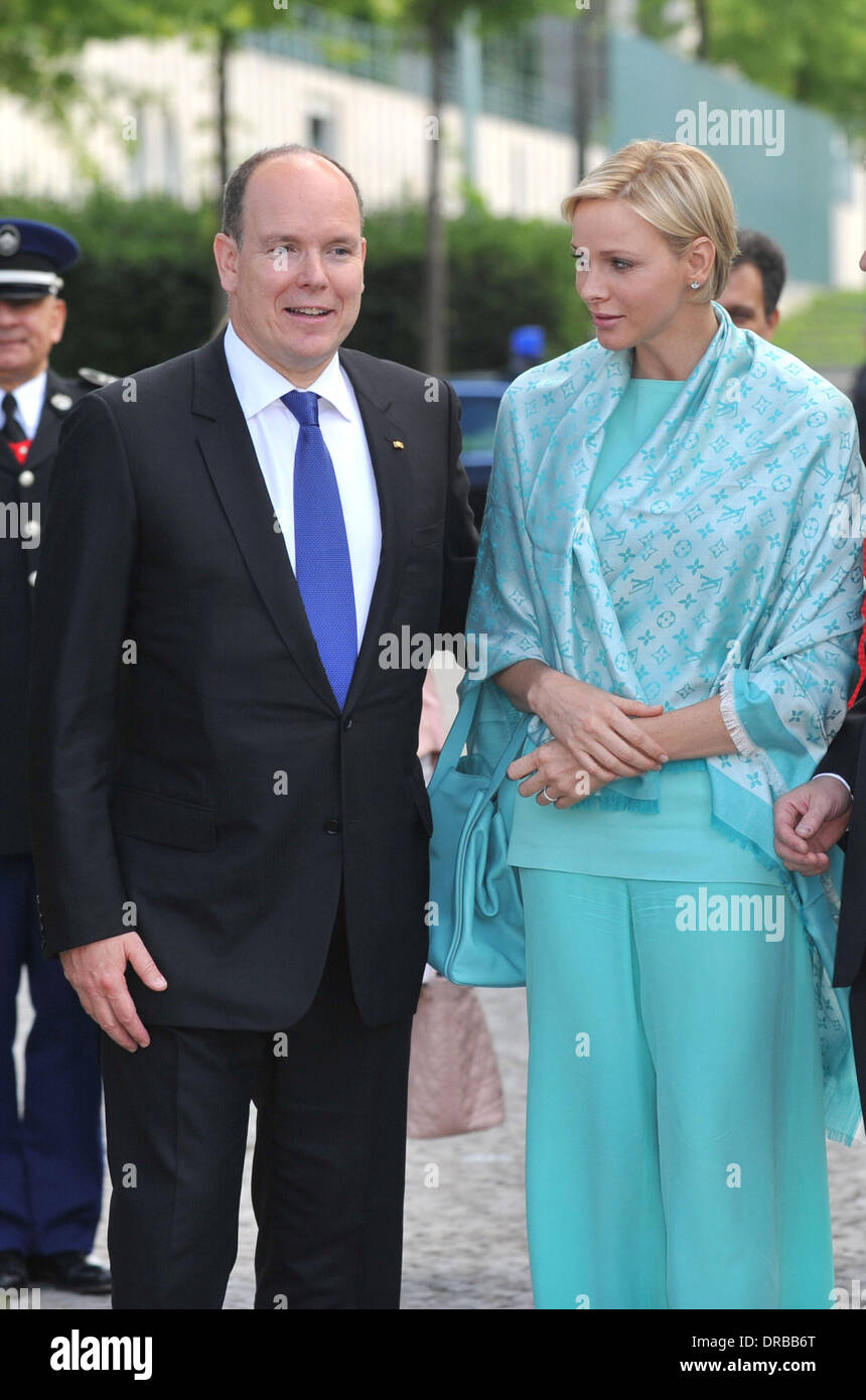 Prince Albert II of Monaco and Princess Charlene aka Charlene Wittstock ...