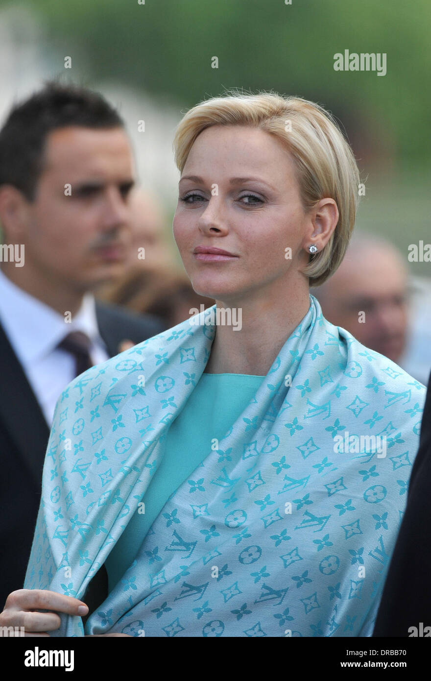 Princess Charlene aka Charlene Wittstock during state visit in Germany ...