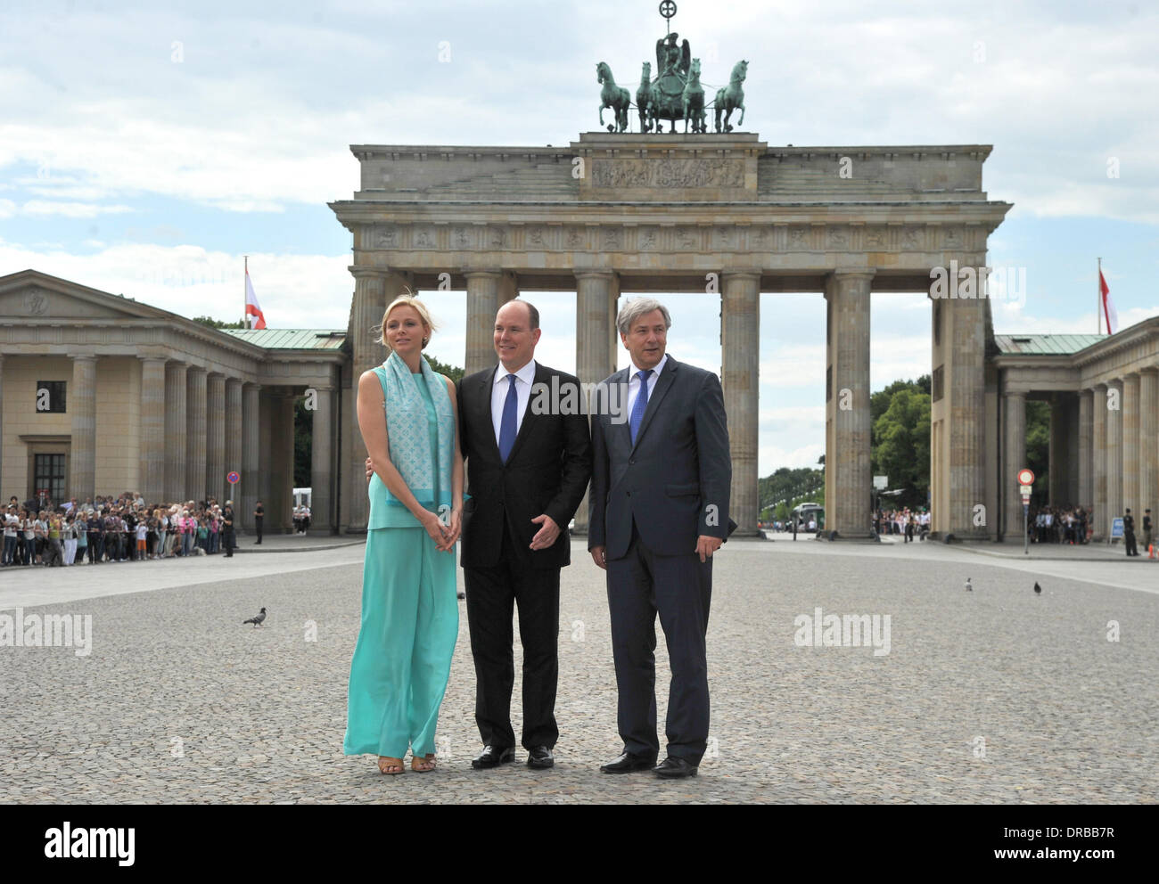 Prince Albert II of Monaco and Princess Charlene aka Charlene Wittstock ...