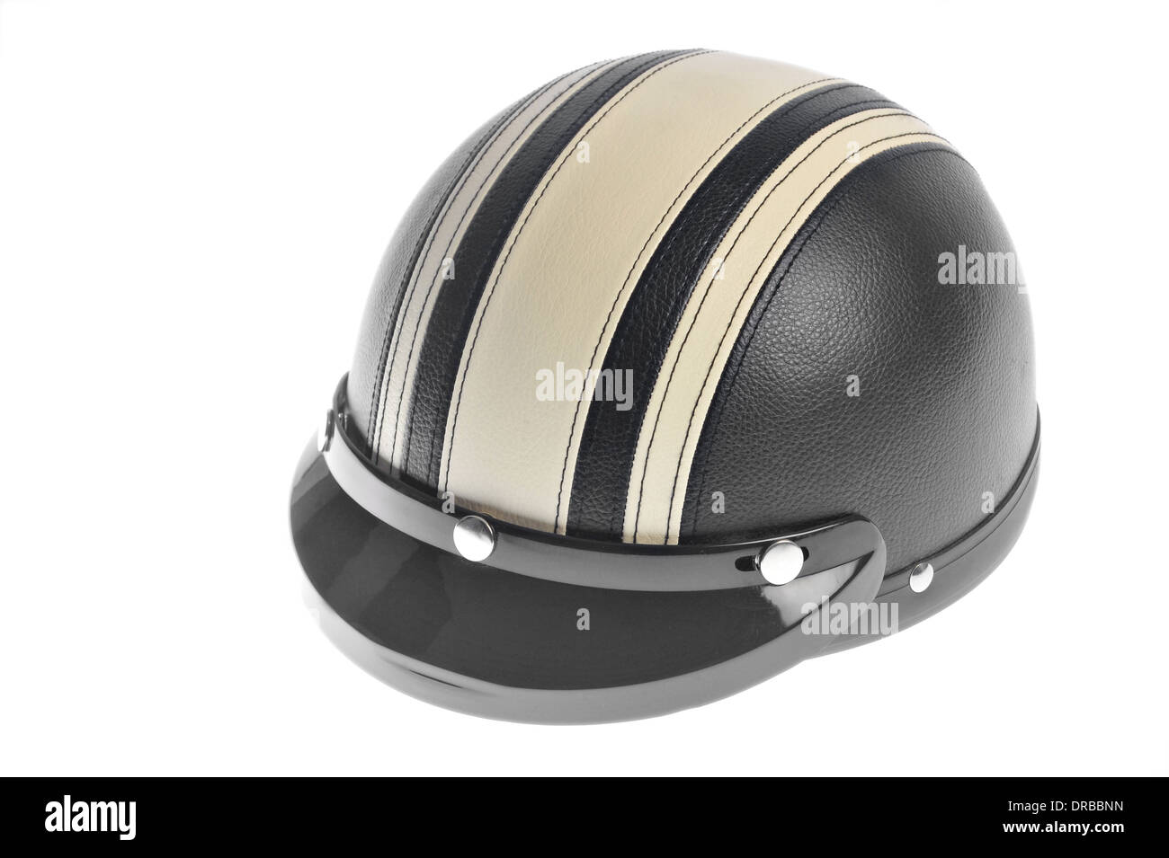 Black and white motorcycle helmet hi-res stock photography and images ...
