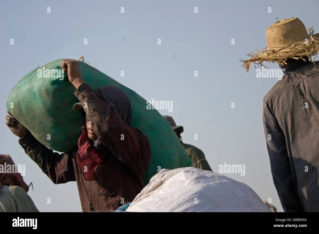 Man carrying large sack hi-res stock photography and images - Alamy