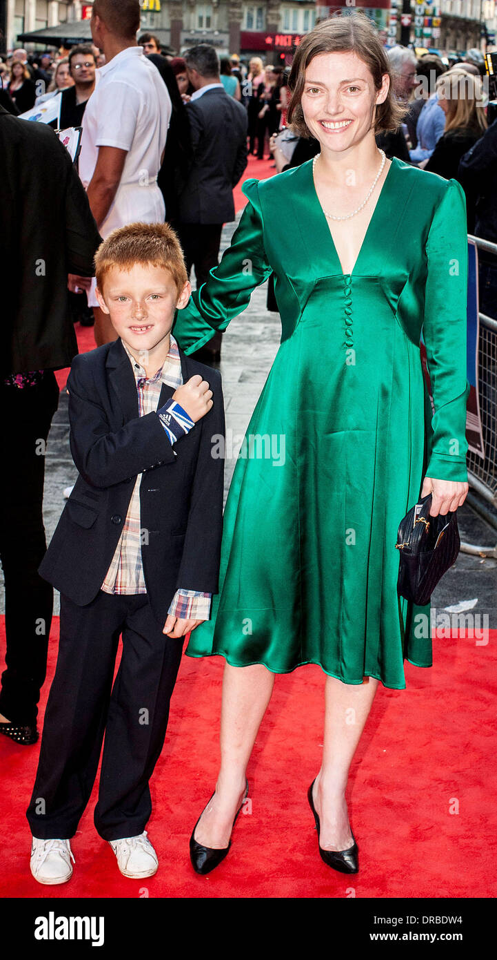 Camilla Rutherford and son Hector Rutherford, Chariots of Fire premiere ...