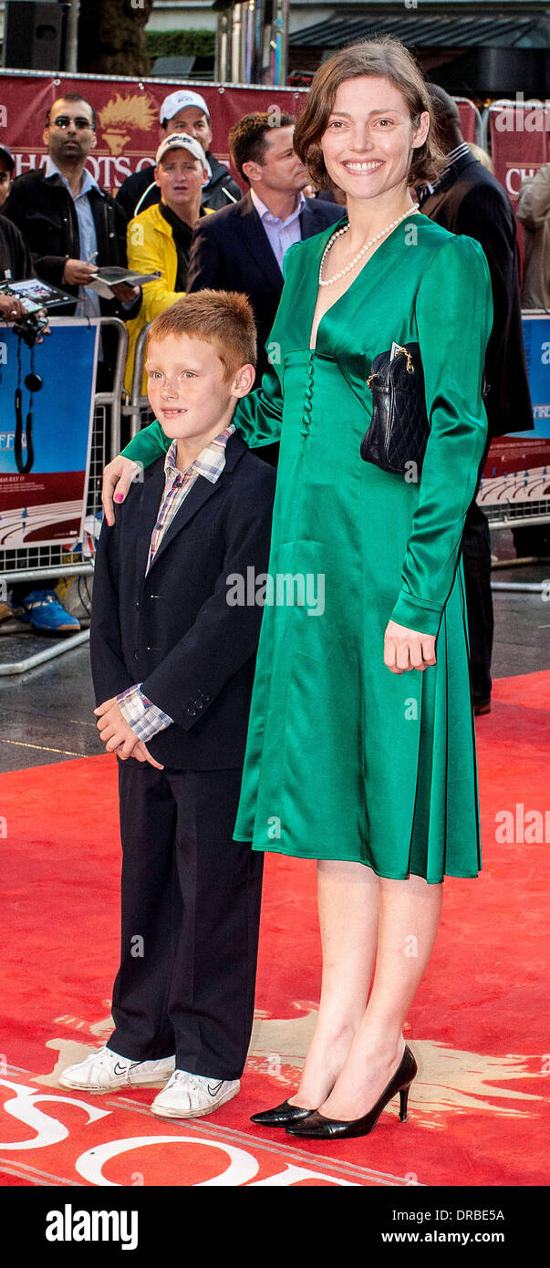 Camilla Rutherford and son Hector Rutherford, Chariots of Fire premiere ...
