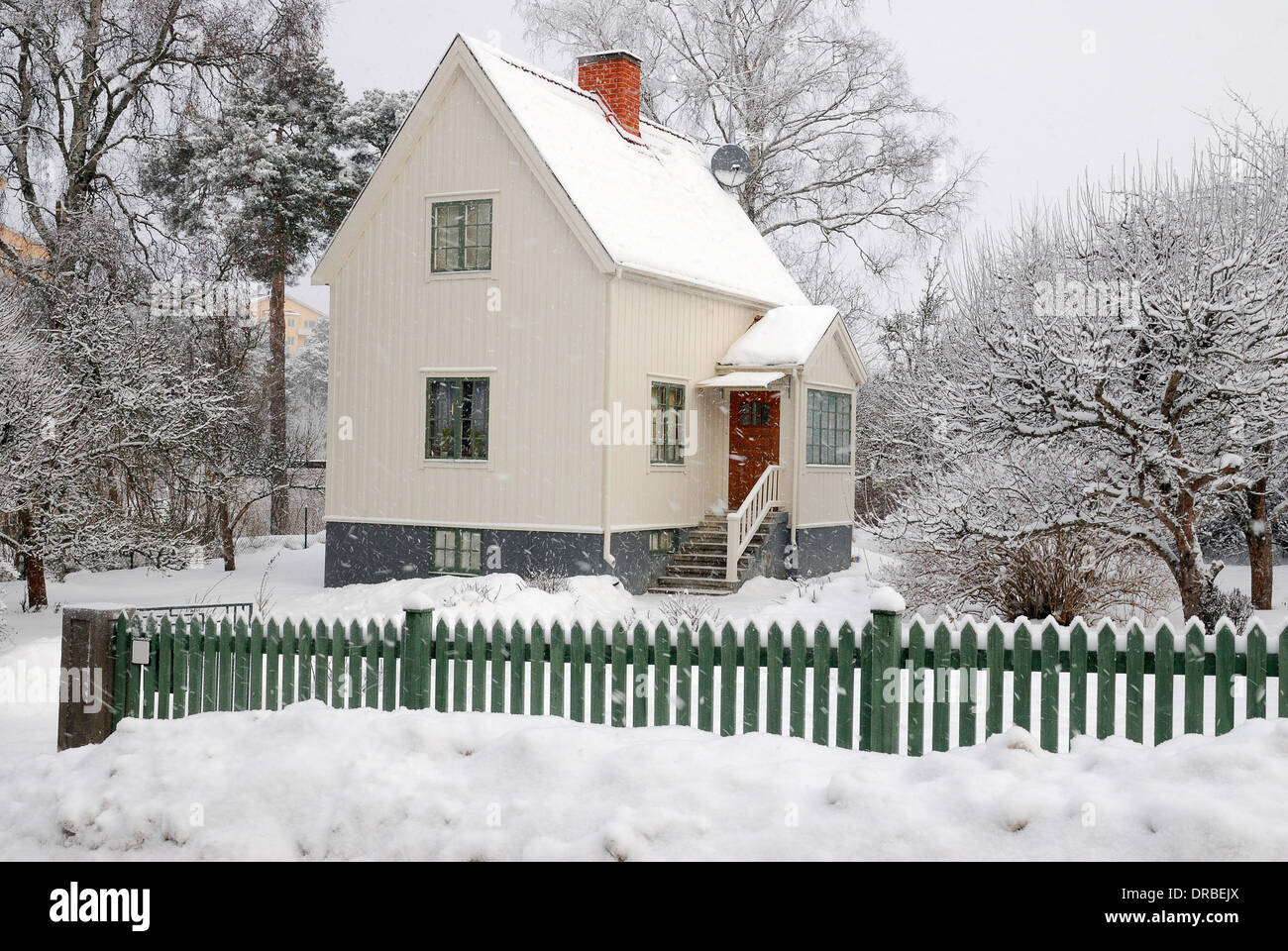 Village sweden winter hi-res stock photography and images - Alamy