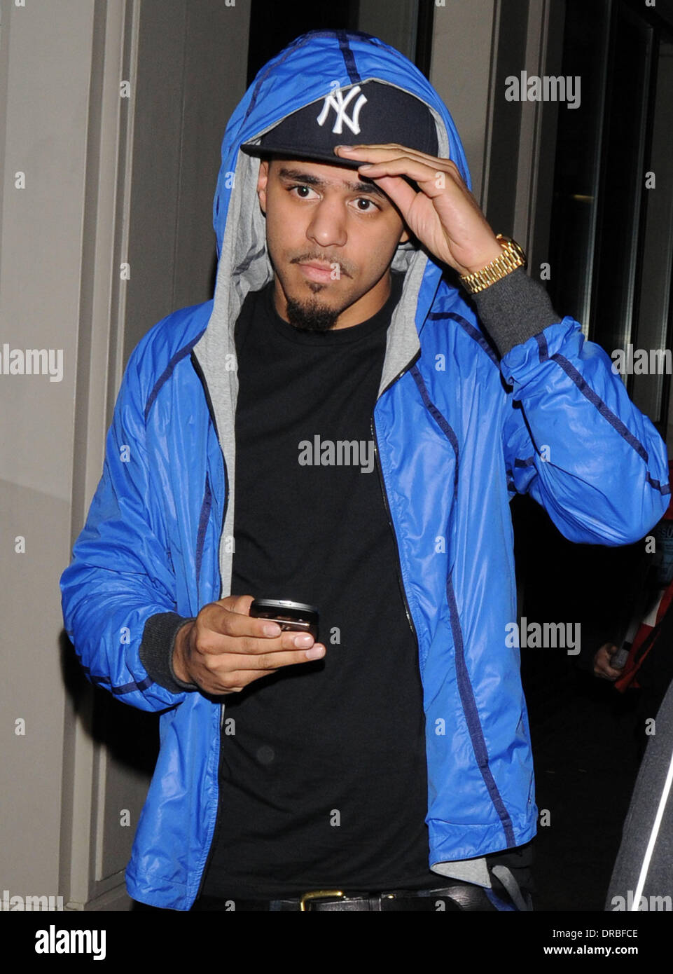 Rapper J Cole leaving Funky Buddha nightclub London, England - 10.07.12 ...