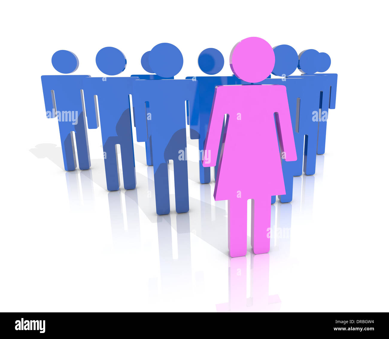 woman team leader, female CEO Stock Photo - Alamy