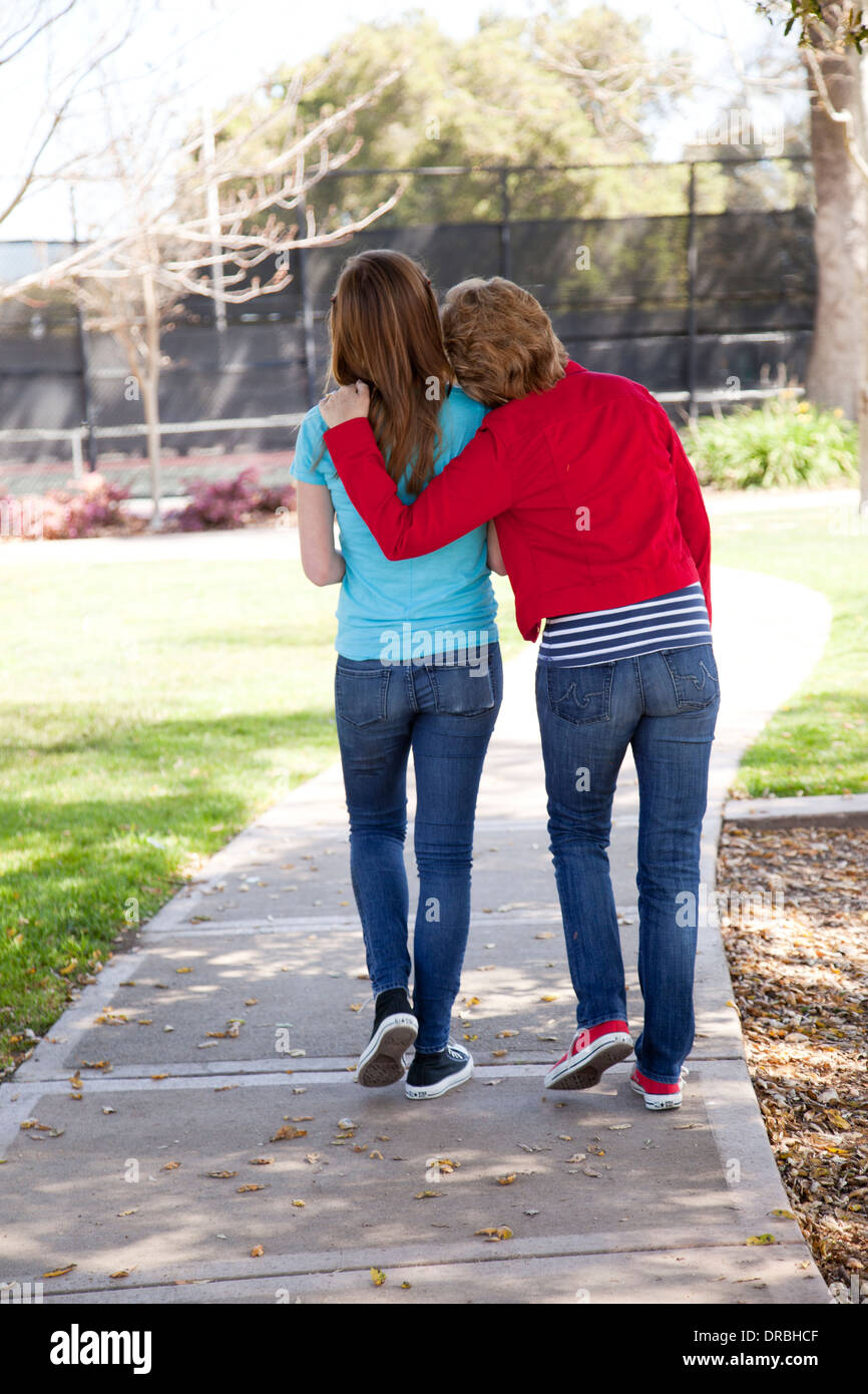 Child walking with parent path hi-res stock photography and images - Alamy