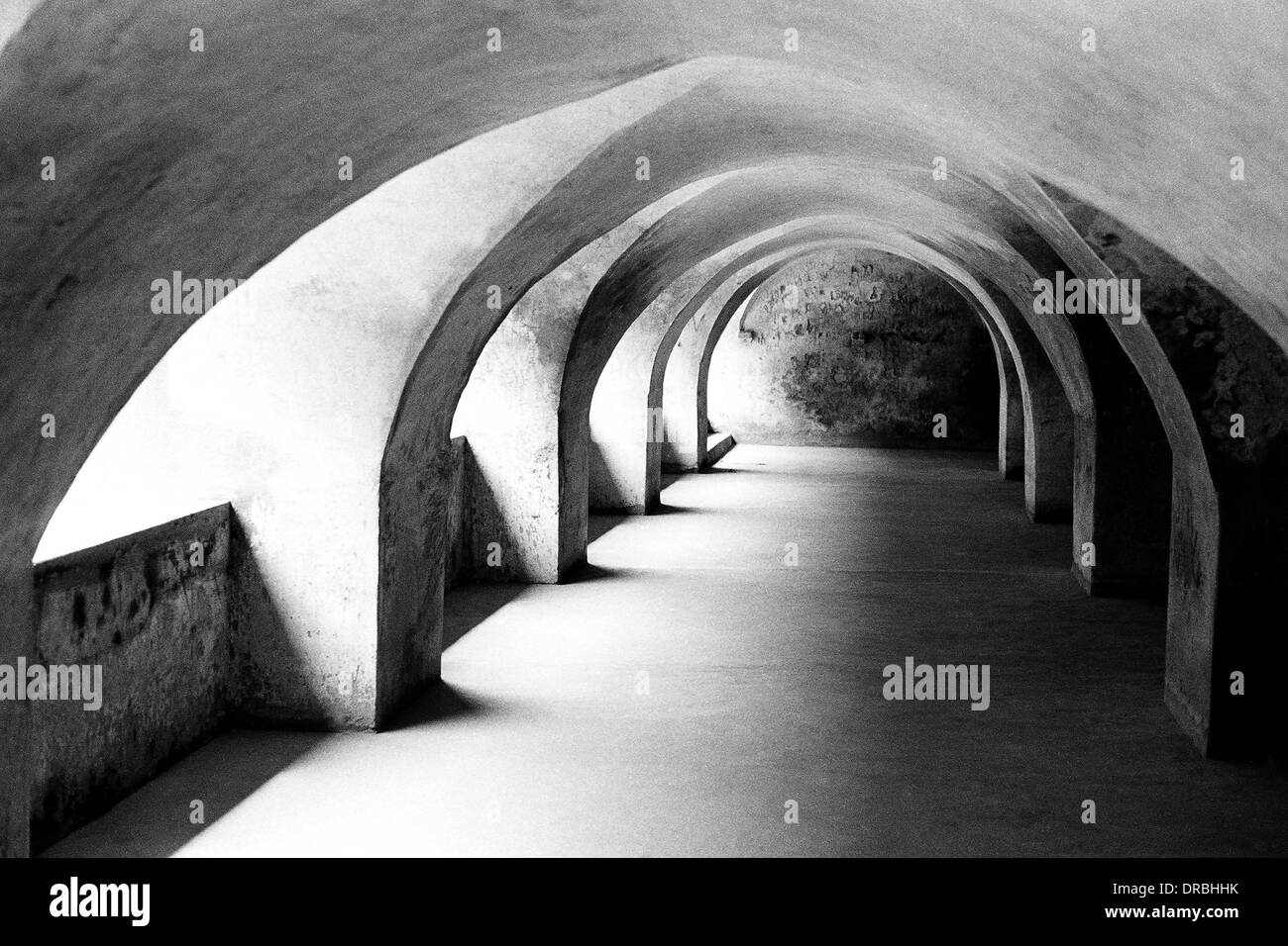 Tipu Sultan prison, Srirangapatna, Karnataka, India, 1977 Stock Photo ...