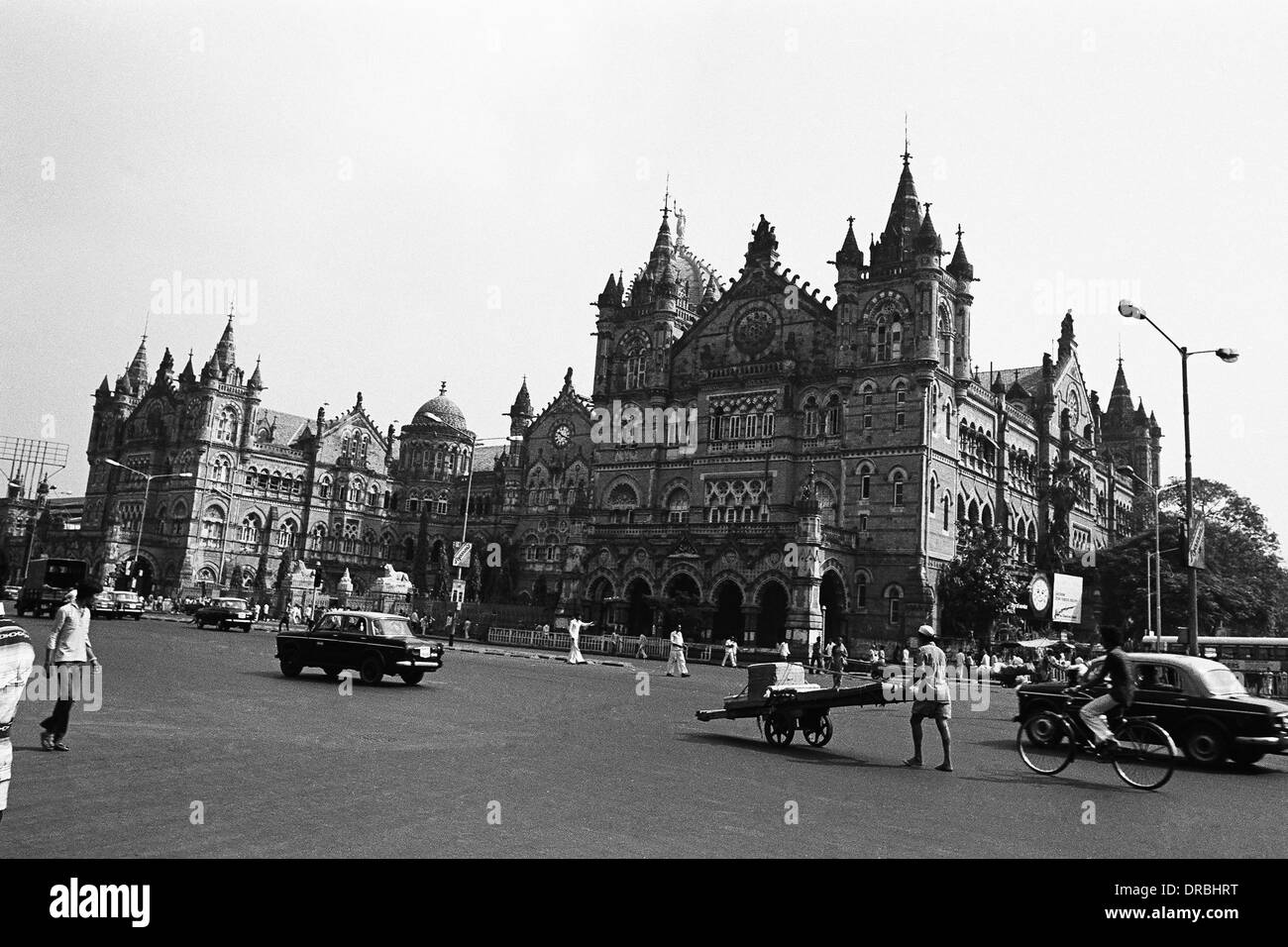 Victoria Terminus railway station, Mumbai, Maharashtra, India, 1982 ...