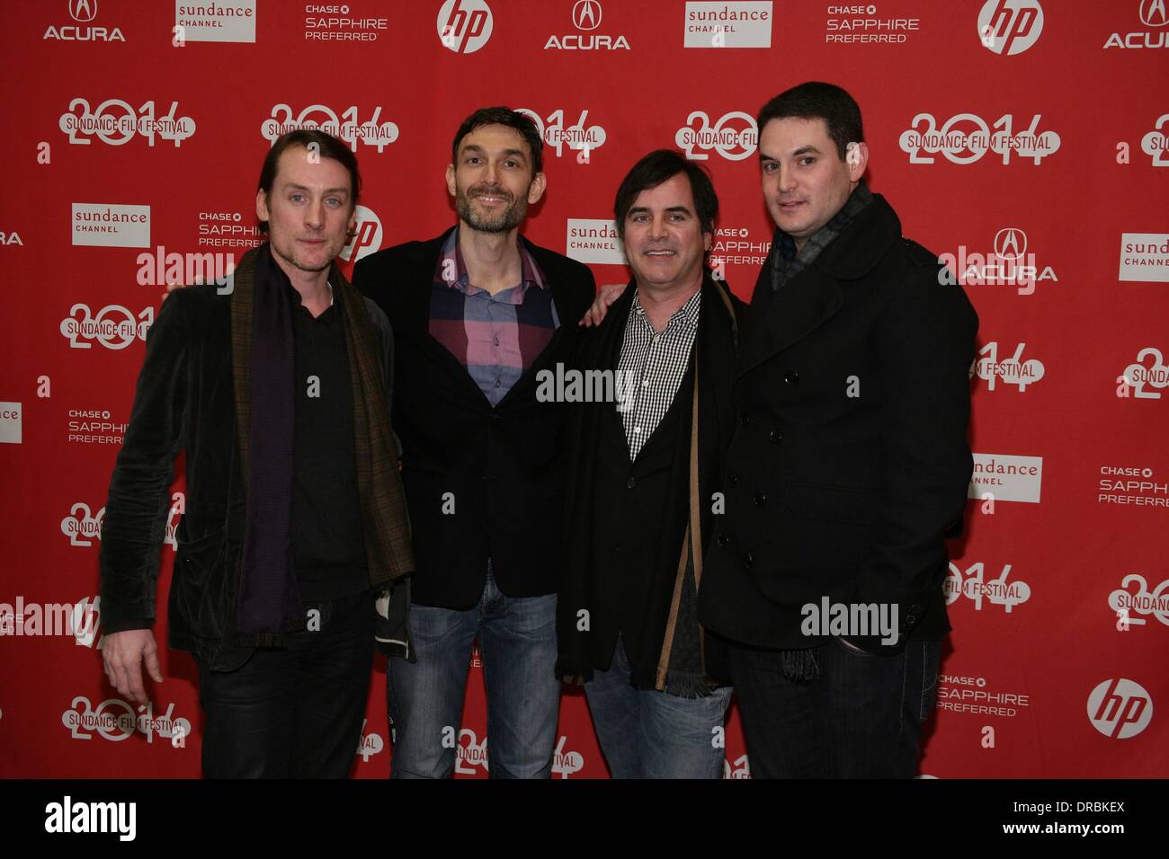 Park City, UT, USA. 22nd Jan, 2014. Kwesi Collisson, Mike Feuer, Thomas ...