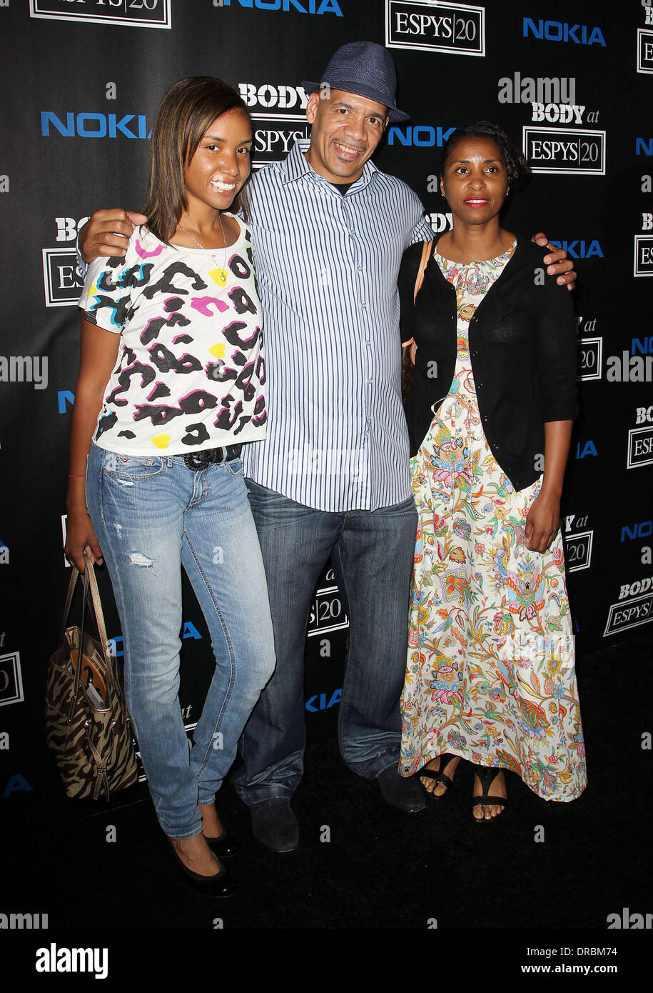Dewey Bozella with his Family ESPN 'Body Issue' Celebration Party held ...