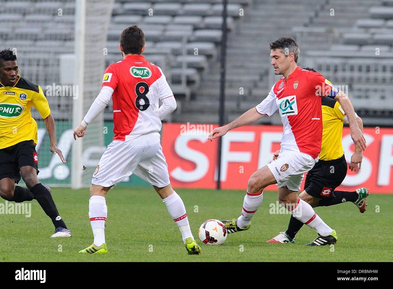 Chasselay, France. 22nd Jan, 2014. Jeremy Toulalan (monaco) during the ...