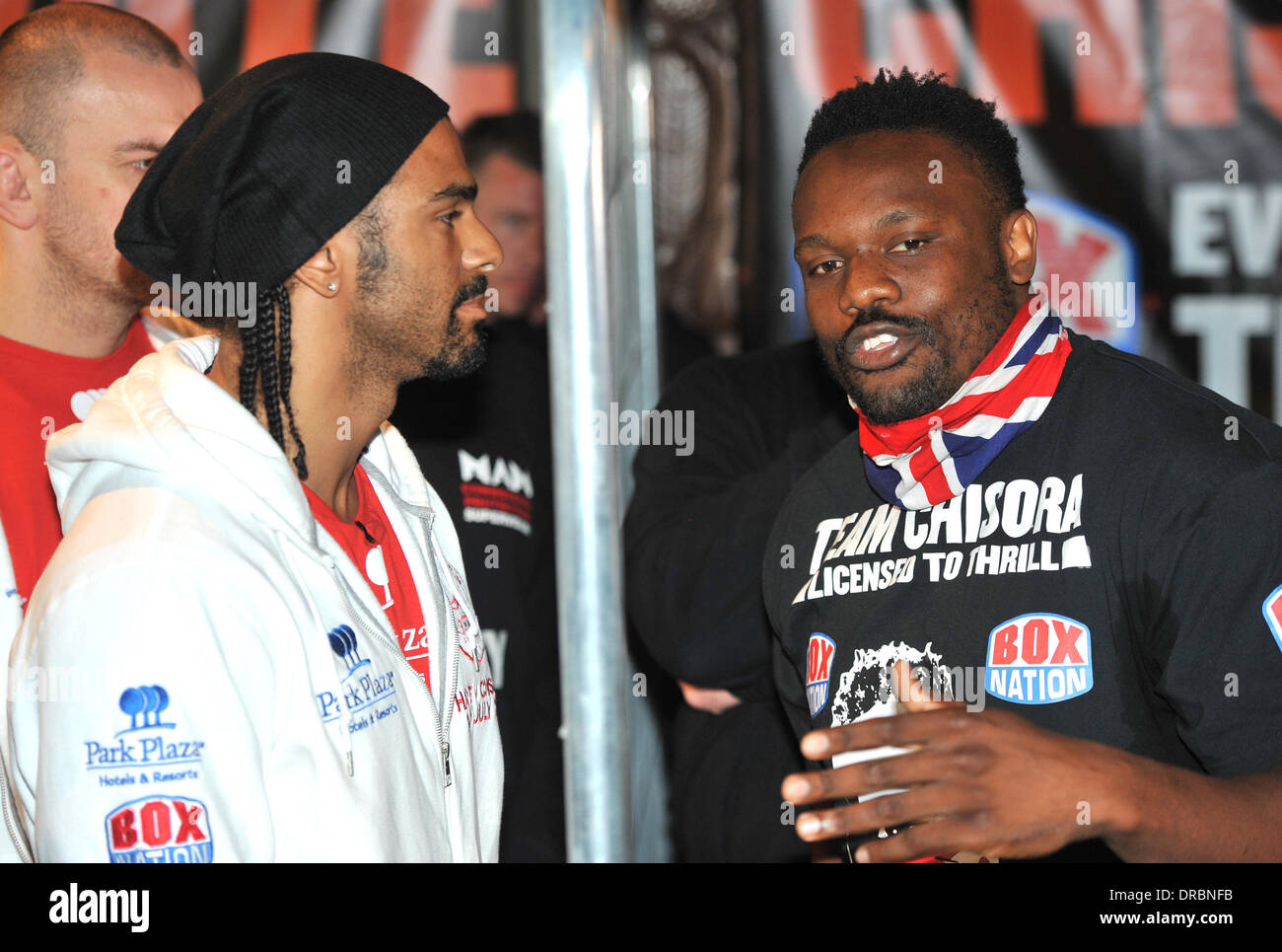David Haye, Derek Chisora Pre-fight head-to-head and press conference ...