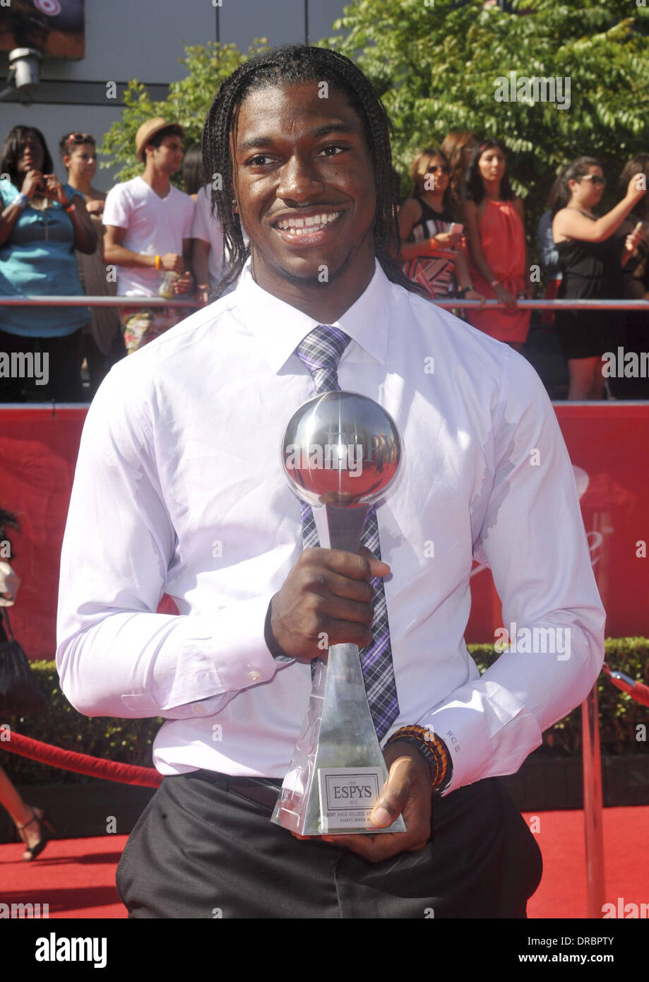 Robert Griffin III 2012 ESPY Awards - Red Carpet Arrivals at the Nokia ...