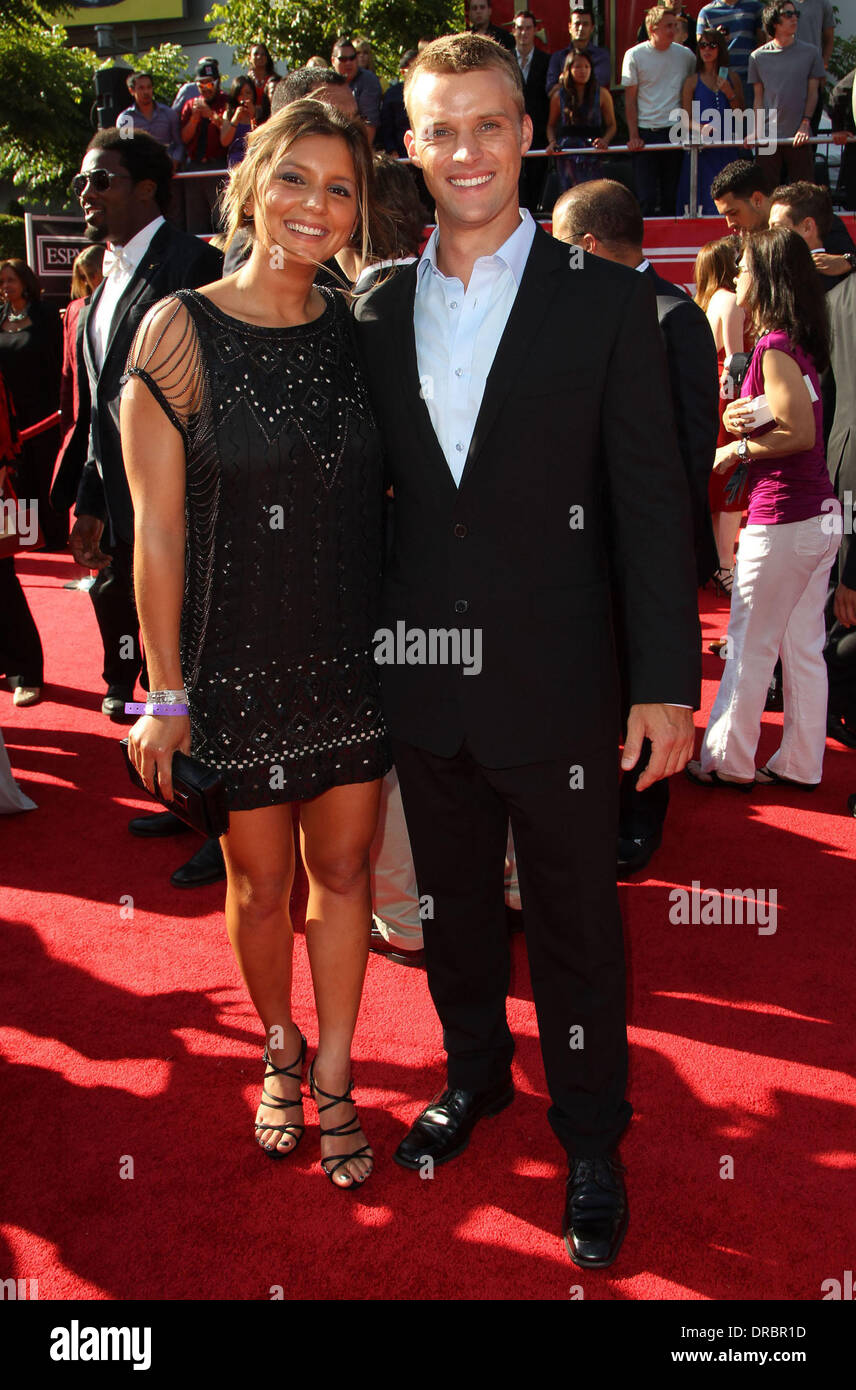 Maya Gabeira, Jesse Spencer 2012 ESPY Awards - Red Carpet Arrivals at ...