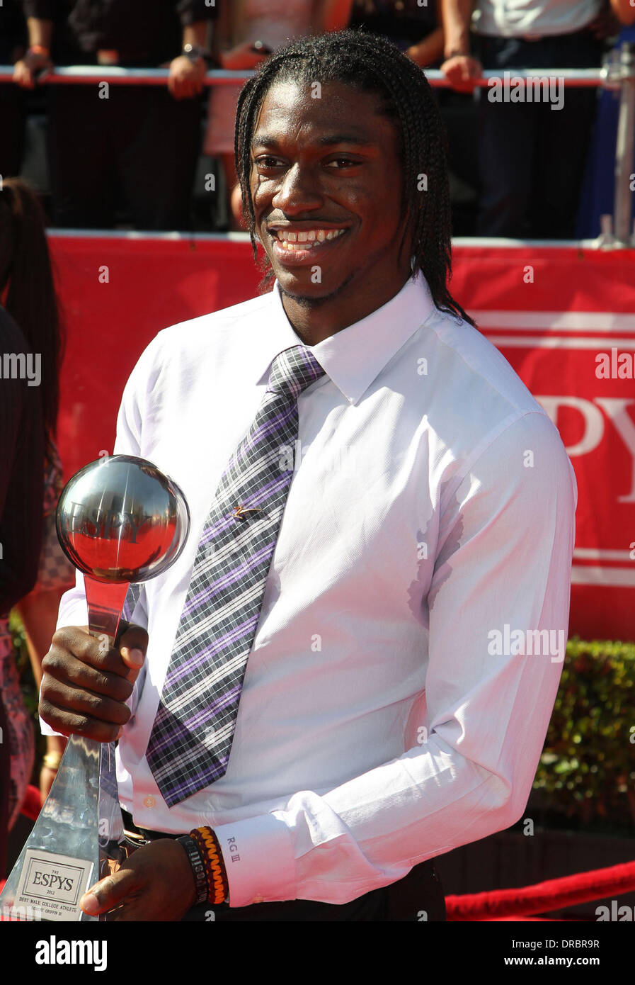 Robert Griffin III 2012 ESPY Awards - Red Carpet Arrivals at the Nokia ...