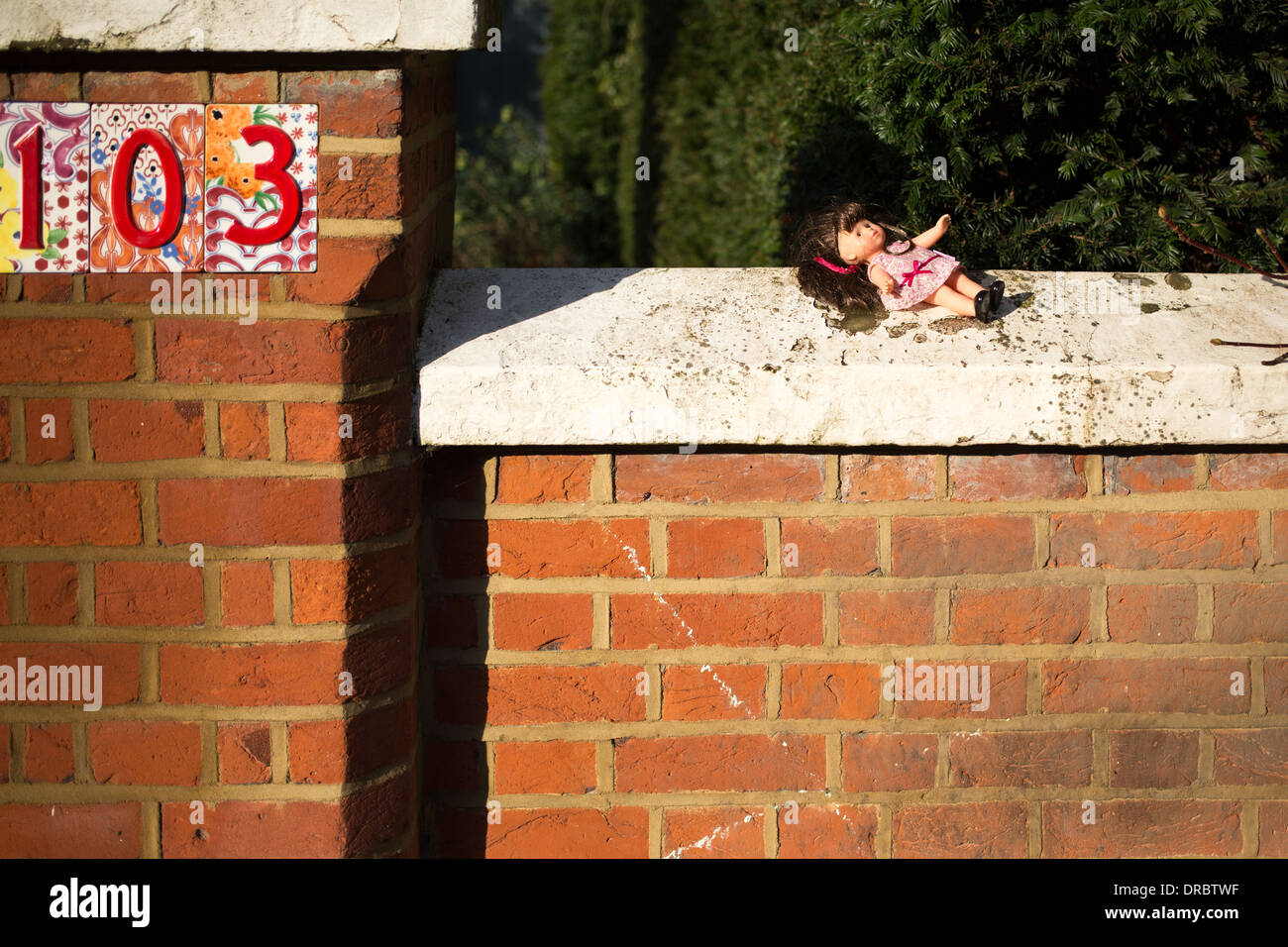 Sad toy brick hi-res stock photography and images - Alamy