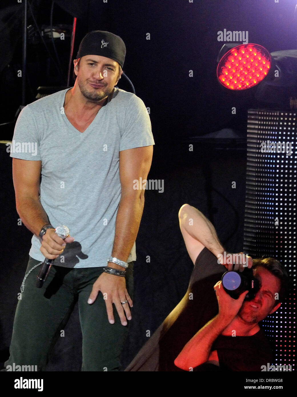 Luke Bryan performs at Molson Canadian Amphitheatre as opening support ...