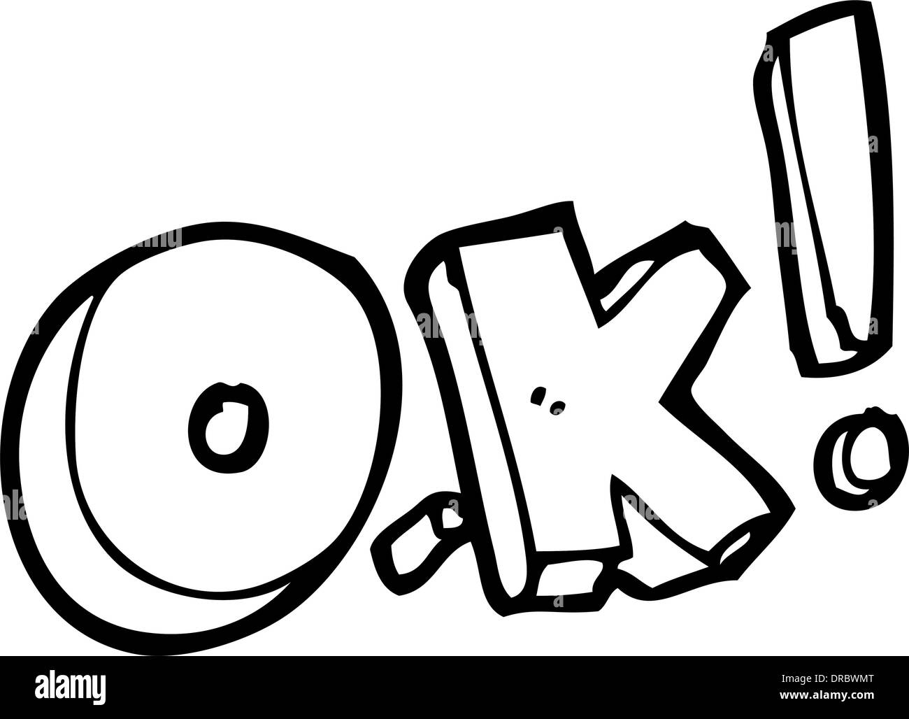 cartoon OK symbol Stock Vector Image & Art - Alamy