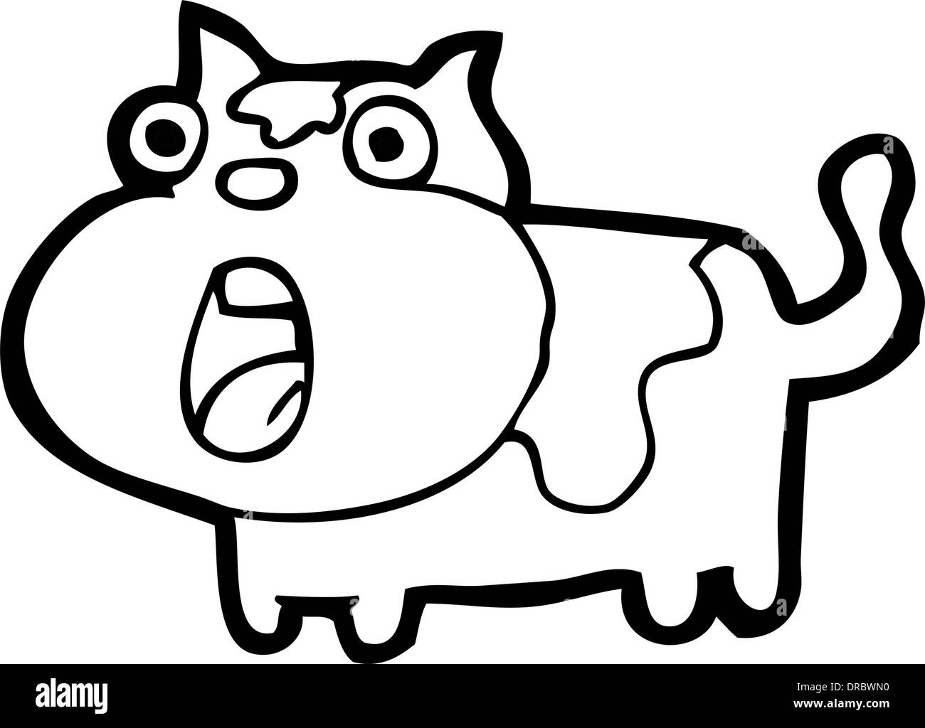 cartoon shocked cat Stock Vector Image & Art - Alamy