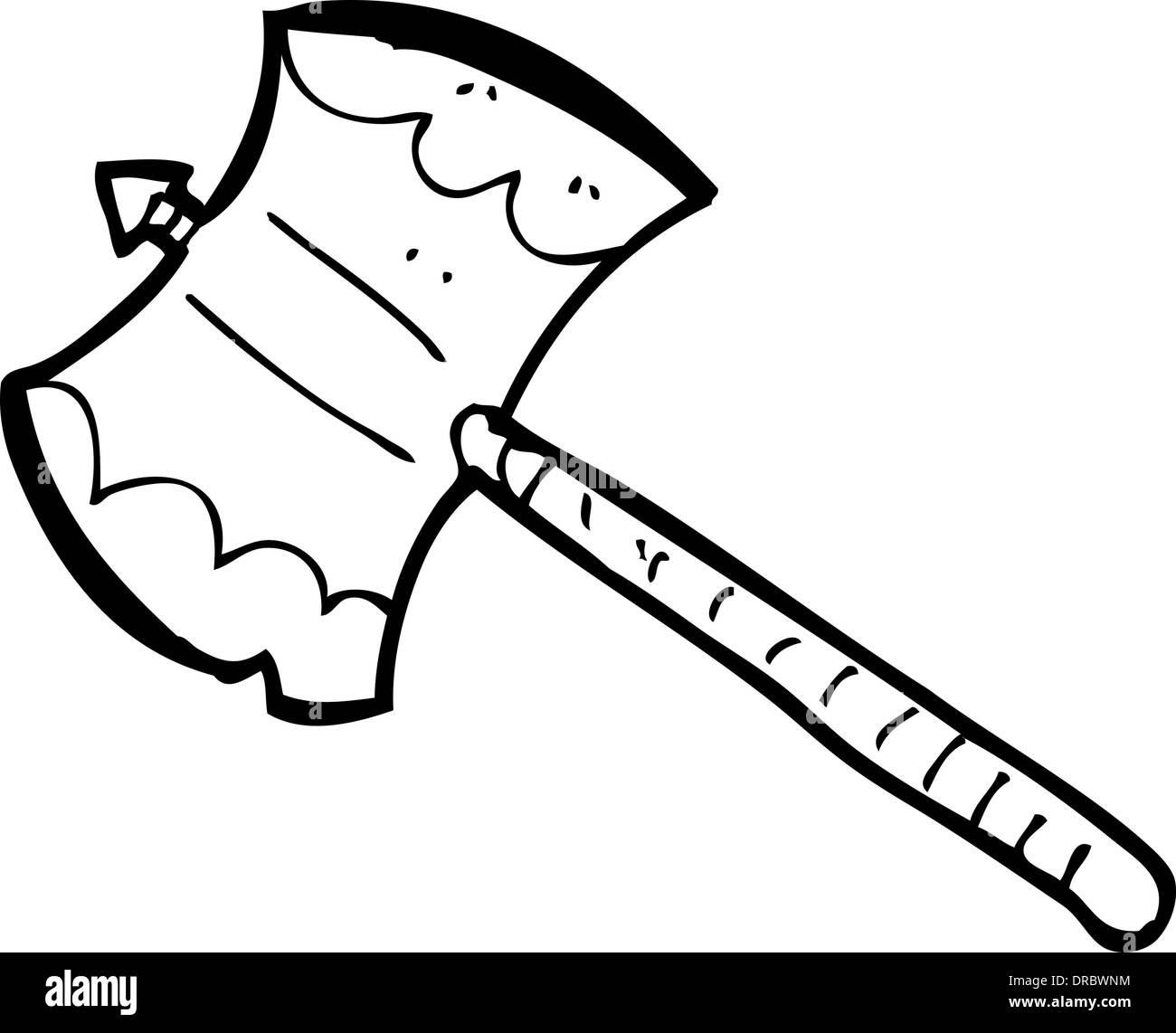 cartoon double sided axe Stock Vector Image & Art - Alamy