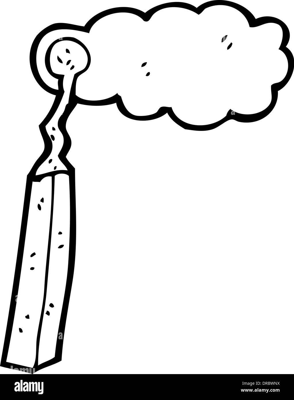 cartoon burnt match Stock Vector Image & Art - Alamy