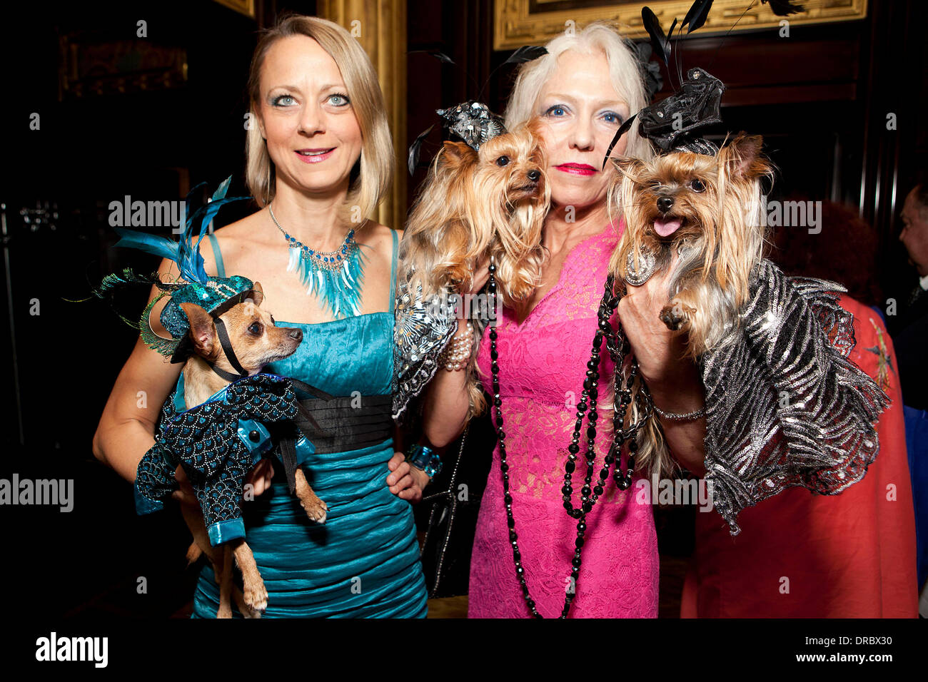 Grace Forster and Karen Buihl with Portia, Rosie and Eli Animalfair.com ...