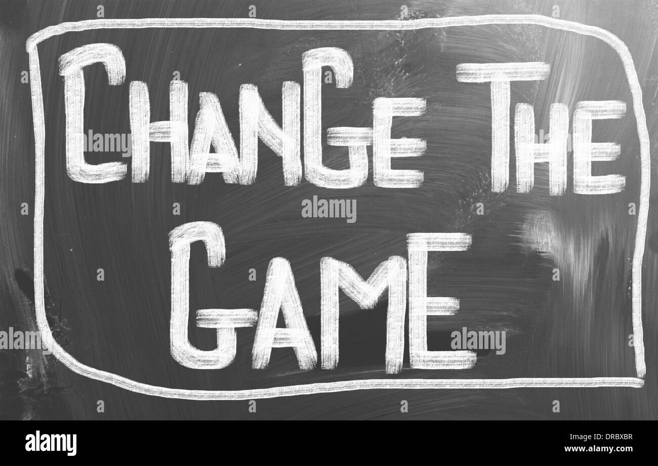 Change The Game Concept Stock Photo - Alamy