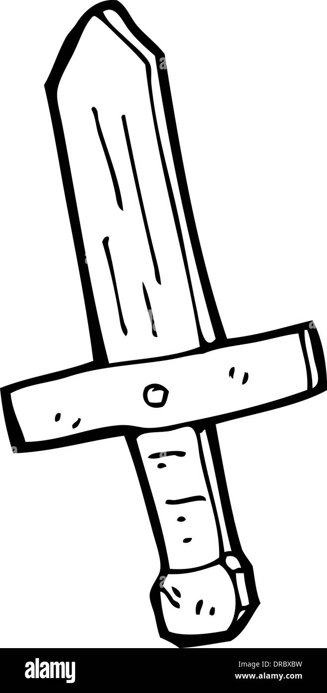 cartoon wooden sword Stock Vector Image & Art - Alamy