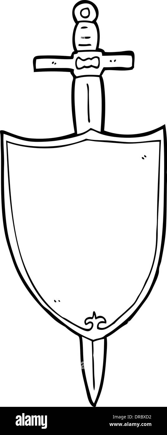 cartoon heraldic shield Stock Vector Image & Art - Alamy