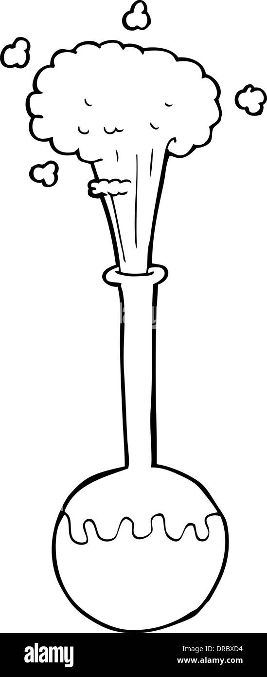 Cartoon Science Experiment Gone Wrong