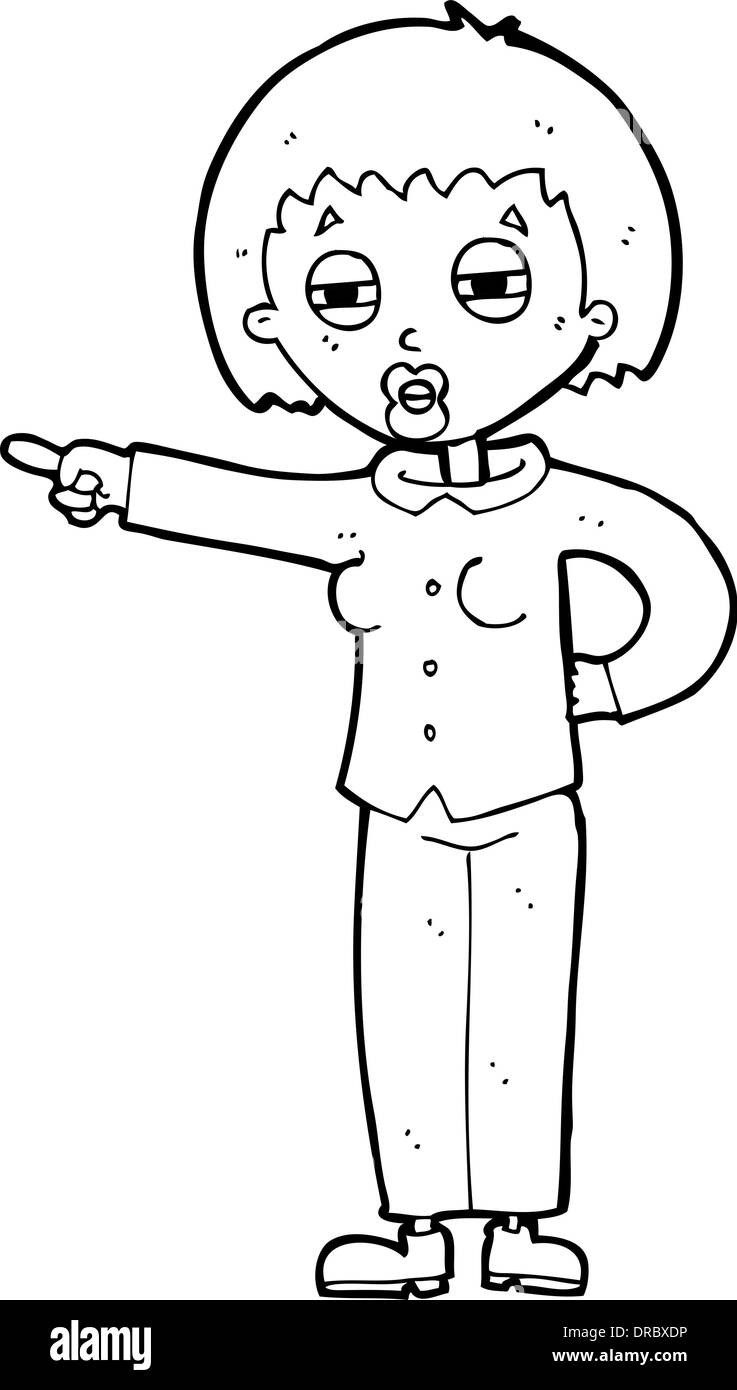 cartoon woman telling off Stock Vector Image & Art - Alamy