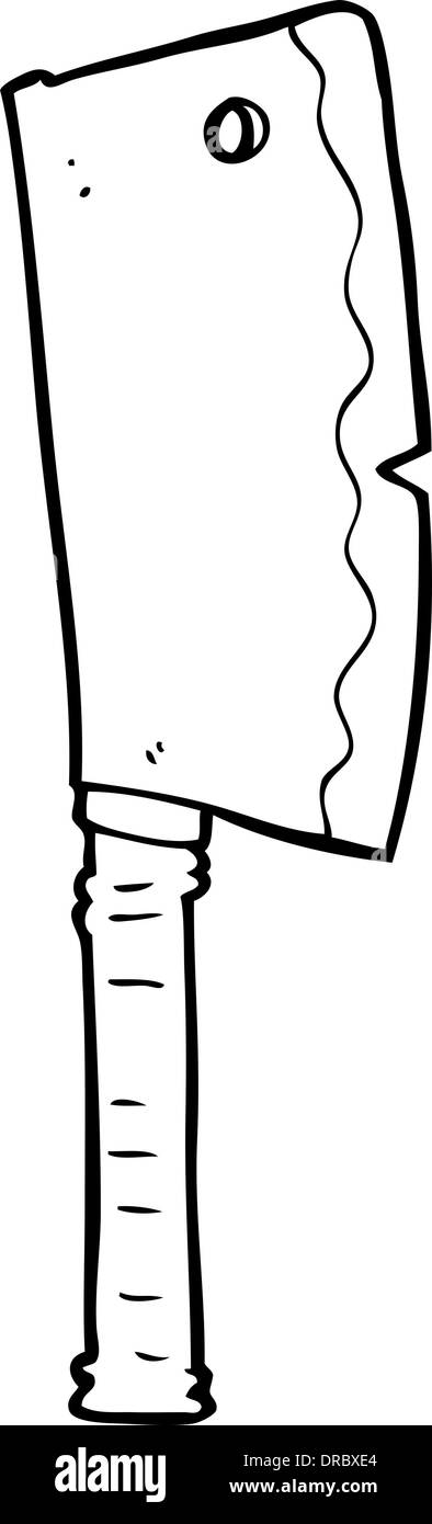 cartoon meat cleaver Stock Vector Image & Art - Alamy