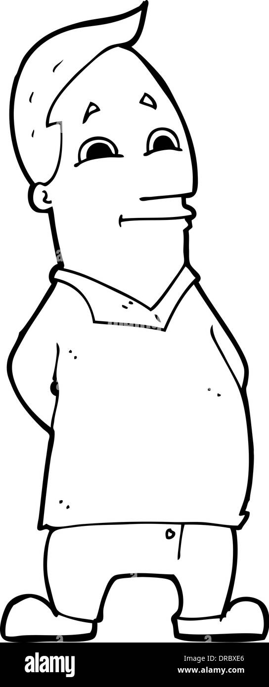 cartoon friendly man Stock Vector Image & Art - Alamy