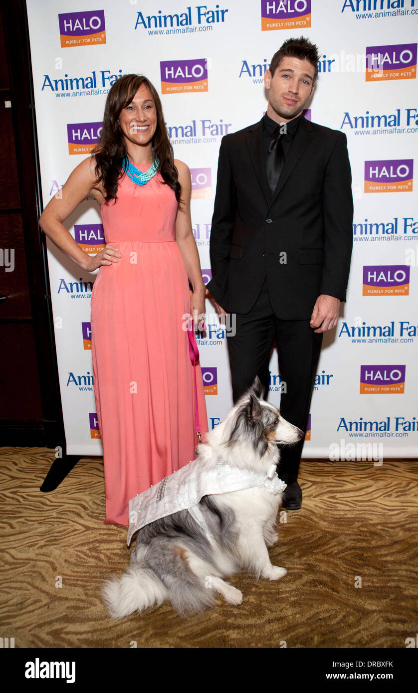 Sarah Casey, Beau Roberts and her Dog Joe Animalfair.com produces the ...