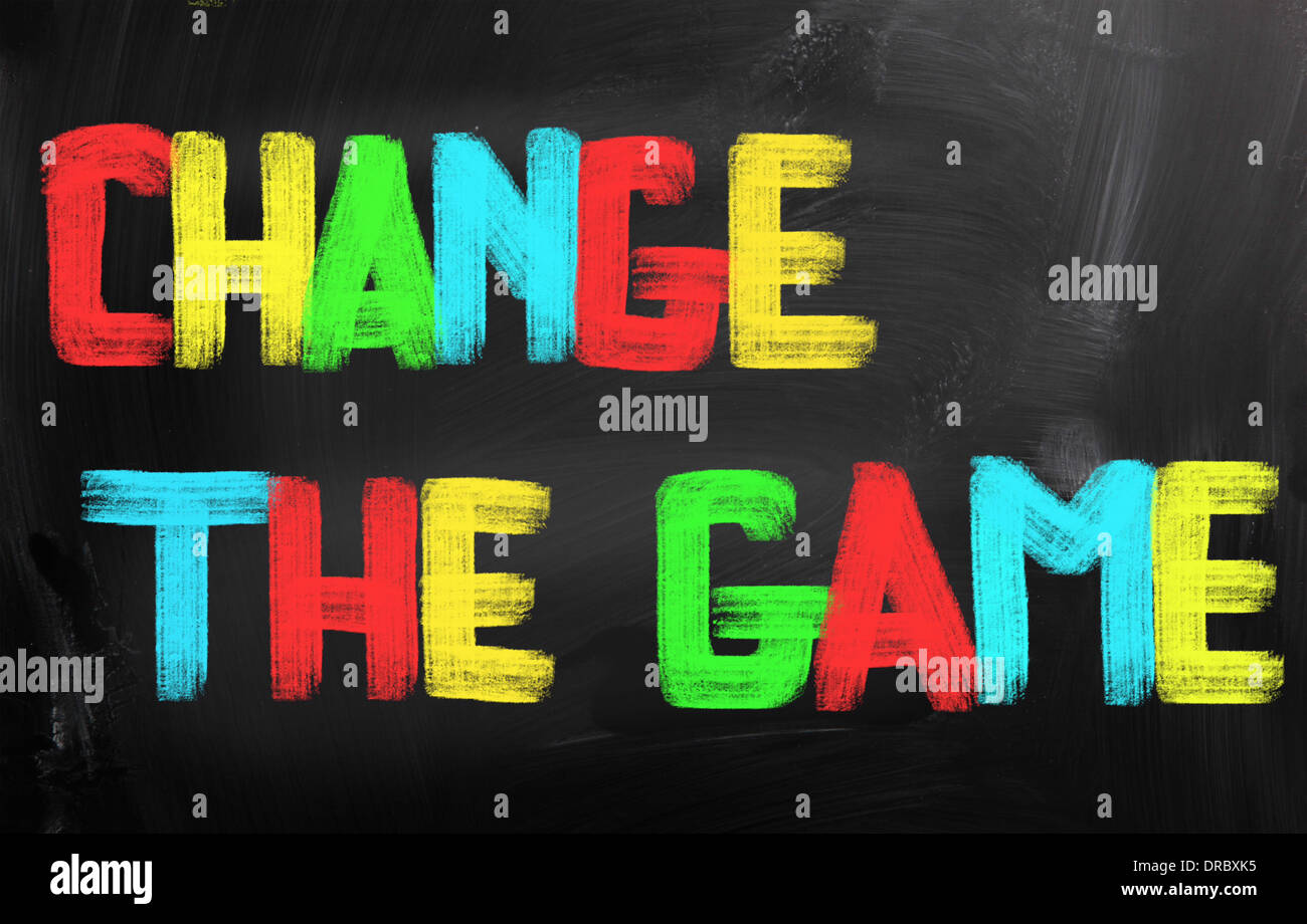 Change The Game Concept Stock Photo - Alamy