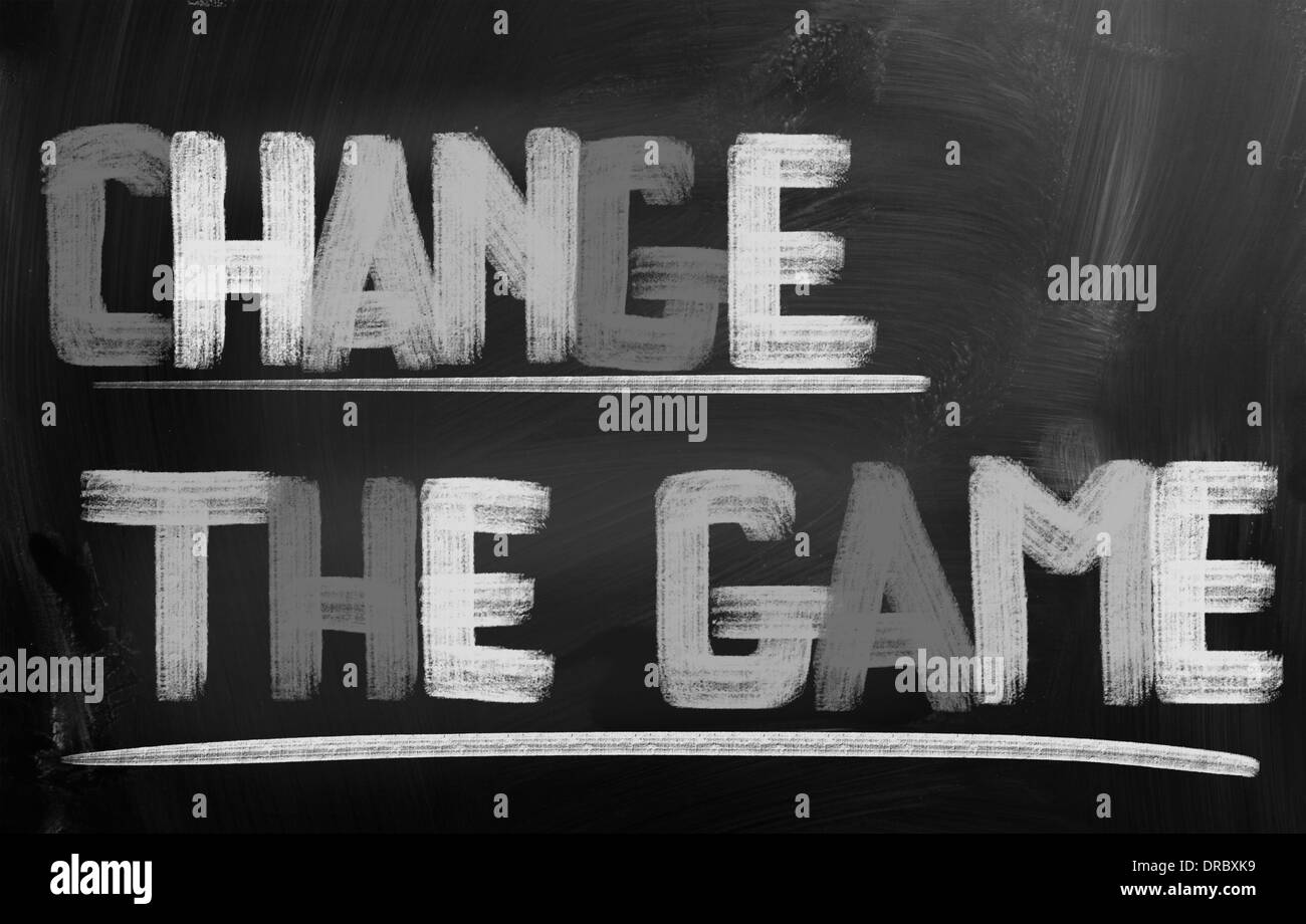 Change The Game Concept Stock Photo - Alamy